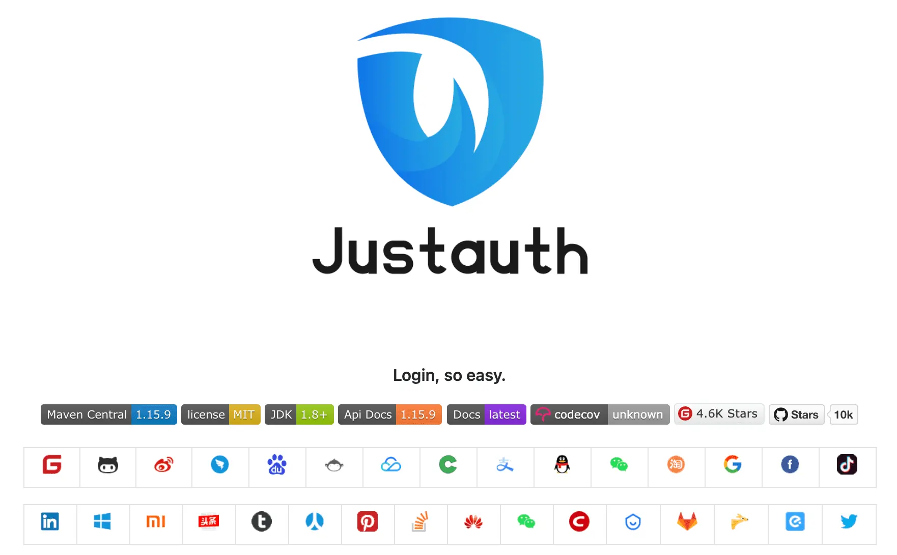 JustAuth：Java第三方登录神器，告别加班！ - GitHub项目分享