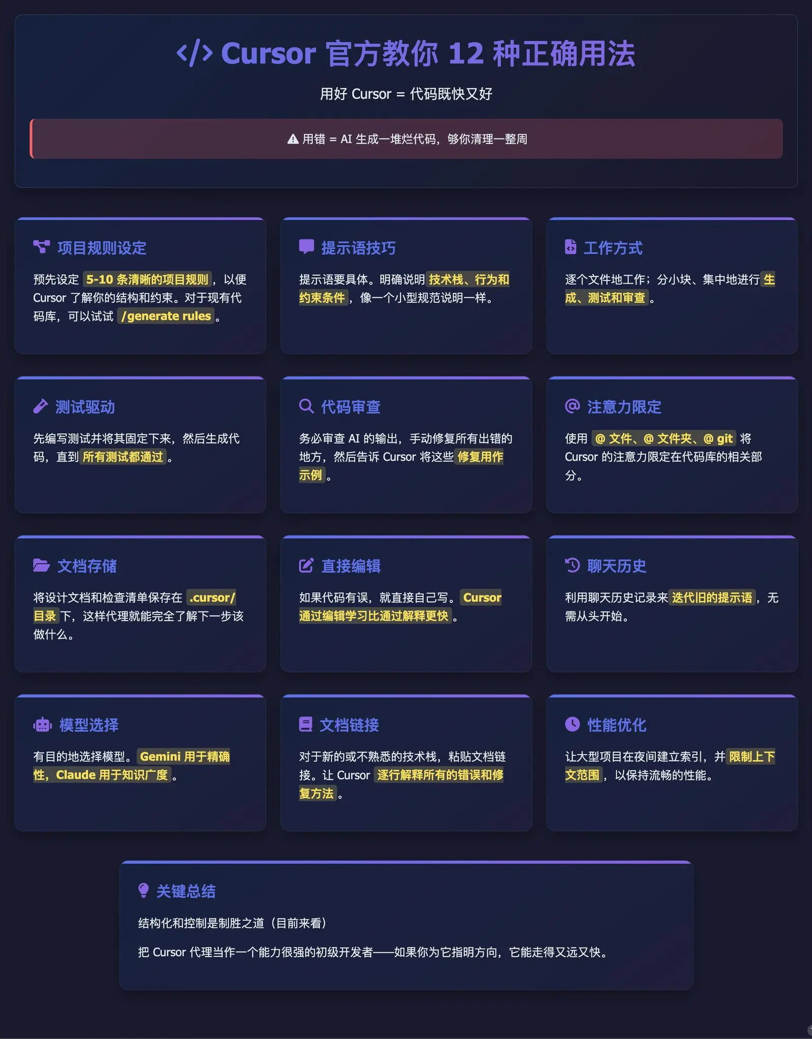 Cursor：AI编程神器，提升代码效率，告别无效加班 - GitHub项目分享