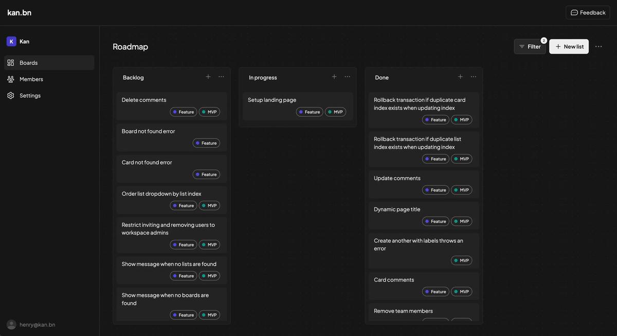 Kan: 免费开源看板工具，Trello的完美替代？ - GitHub项目分享