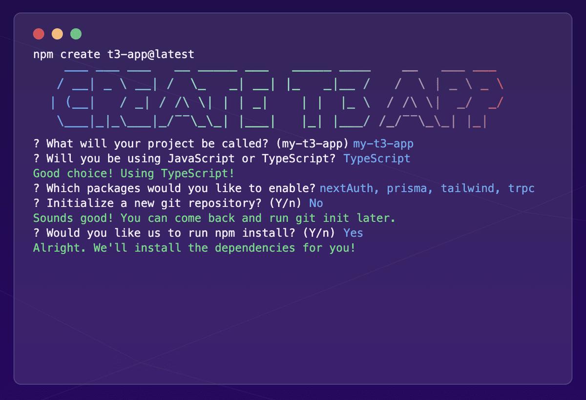 Create T3 App：Next.js全栈项目高效脚手架 - GitHub项目分享