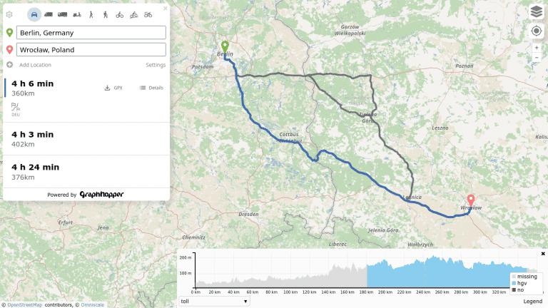 GraphHopper：基于OpenStreetMap的开源路线规划引擎 - GitHub项目分享